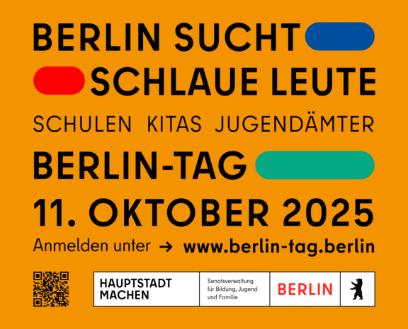Am 11. Oktober ist Berlin-Tag! Sie finden uns von 09-15.30 Uhr am Stand ...